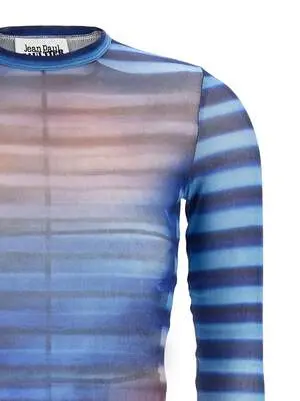 JEAN PAUL GAULTIER Air Printed Tulle Top