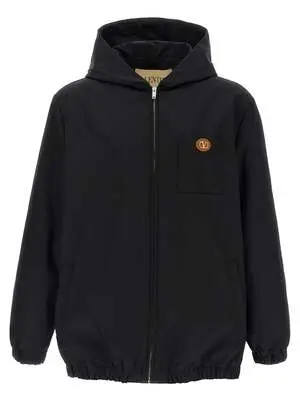 Valentino Garavani Nylon Hooded Jacket