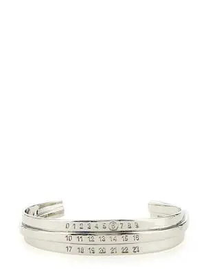 Mm6 Maison Margiela Silver Bracelets