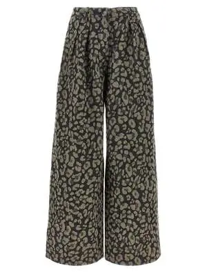 Alanui Wool Blend Wide Leg Pants