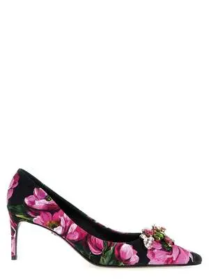 Dolce & Gabbana Pumps Floral Print Fabric