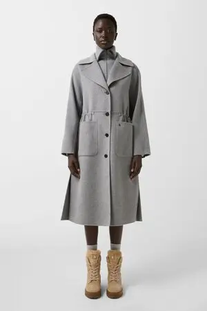 Bogner Wool Coat - Gray