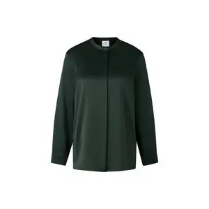 Bogner Gerrit Satin Blouse - Dark Green