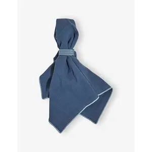 OUR PLACE Loop Cotton Table Napkins Set Of Four - Blue Salt