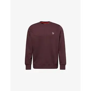 Paul Smith Regular-fit Zebra Cotton-jersey Sweatshirt - Red