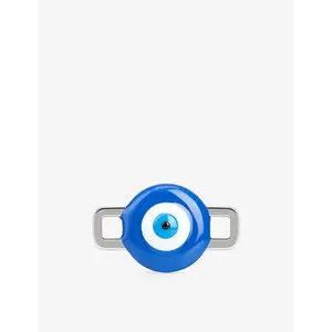 POUBEL Evil Eye Sterling And Enamel Charm - Silver