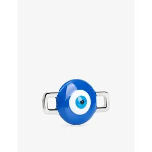 POUBEL Evil Eye Sterling And Enamel Charm