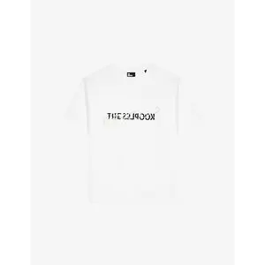 The Kooples Bead-embellished Cotton-jersey T-shirt - White