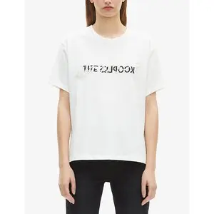The Kooples Bead-embellished Cotton-jersey T-shirt