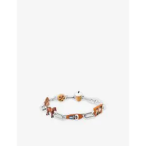 POUBEL Chataignes Sterling- Charm Bracelet