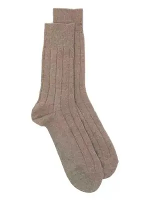 Falke Lhasa Ribbed Socks - Neutrals