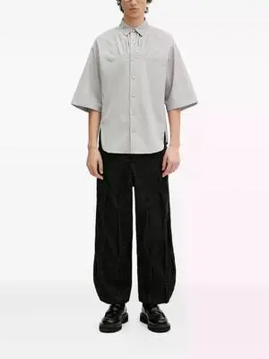 ADER ERROR Pleated Short-sleeve Shirt
