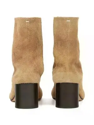 MAISON MARGIELA Hairy Suede Split-toe Ankle Boots