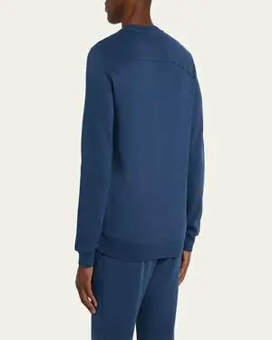 Derek Rose Quinn Crewneck Sweatshirt