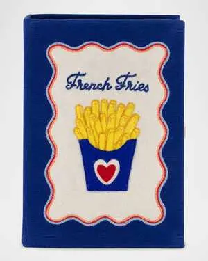 OLYMPIA LE-TAN French Fries Book Clutch Ivy