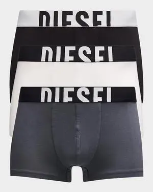 DIESEL® Apos;s Damien D-pop Stretch 3-pack Boxer Briefs - Gray