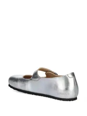 BIRKENSTOCK Buckle-fastening Ballet Flats - Silver