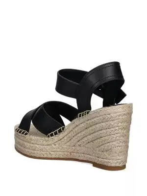 BOSS Cross-strap Wedge Espadrilles