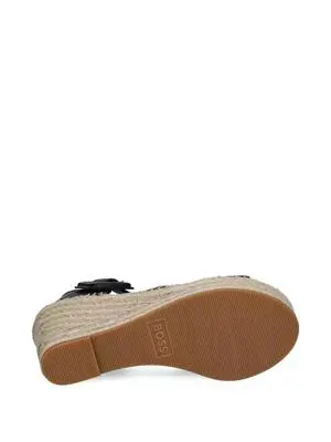 BOSS Cross-strap Wedge Espadrilles