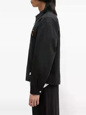 NEIGHBORHOOD Souvenir Embroidered Zip-up Jacket - Black