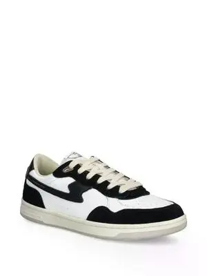 S.W.C STEPNEY WORKERS CLUB Pro-cup Leather Panel Sneakers - White