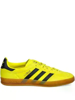 Adidas Gazelle Three-stripe Suede Sneakers - Yellow