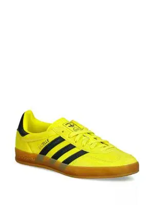Adidas Gazelle Three-stripe Suede Sneakers - Yellow