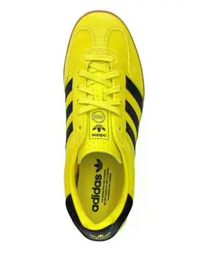 Adidas Gazelle Three-stripe Suede Sneakers - Yellow