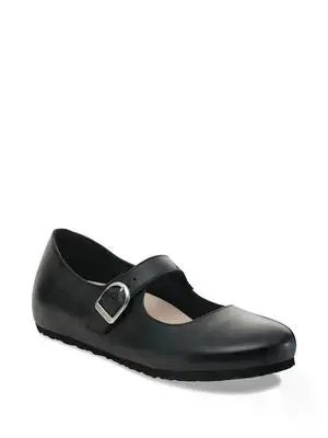 BIRKENSTOCK Buckle Ballet Flats - Black