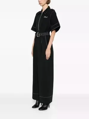Karl Lagerfeld Contrast-stitch Jumpsuit