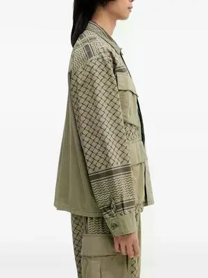 NEIGHBORHOOD Patterned-pocket Jacket - Green