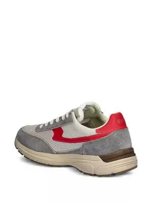 S.W.C STEPNEY WORKERS CLUB Osier S-strike Suede Mesh Sneakers - Grey