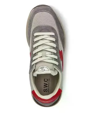 S.W.C STEPNEY WORKERS CLUB Osier S-strike Suede Mesh Sneakers - Grey