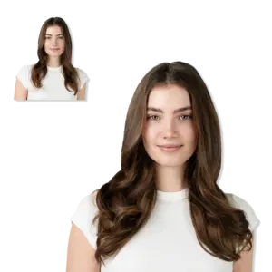 LOCKS & MANE 16" Clip-in Hair Extensions - Milk Chocolate