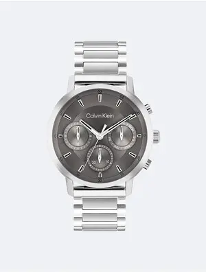 Calvin Klein Sunray Chronograph Bracelet Watch - Silver
