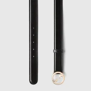 Gucci Blondie Leather Belt - Black