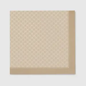 Gucci Laminated Printed Silk Twill Carr