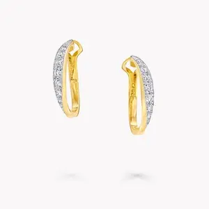 Graff Spiral Diamond Earrings - Yellow Gold