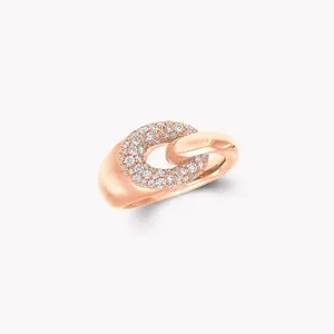 Graff Be Together Diamond Ring Rose Gold