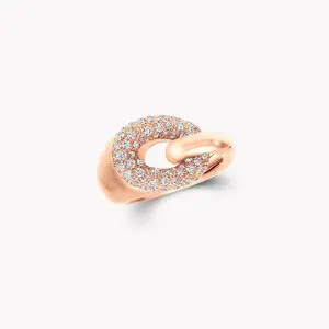 Graff Be Together Diamond And Ring - Rose Gold