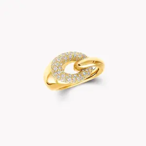 Graff Be Together Diamond And Ring - Yellow Gold