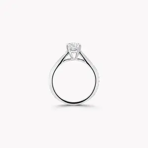 Graff Flame Cushion Cut Diamond Engagement Ring
