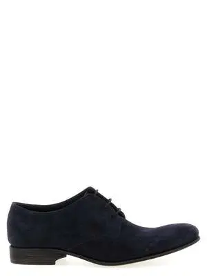 JULIAN Suede Lace-Up Shoe - Blue