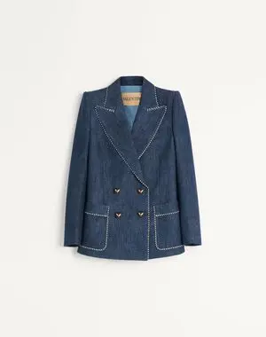 Valentino Garavani Chambray Denim Jacket