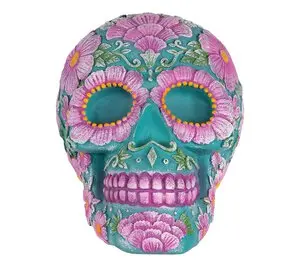 NORTHLIGHT Day Of The Dead Skull Coin Bank 7.75 - One-color