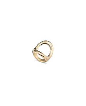 UNODE50 Open Oval Ring - Gold