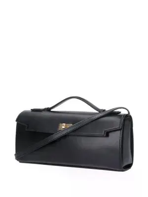 ANYA HINDMARCH Mortimer Top-handle Clasp Clutch - Black