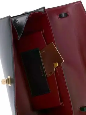 ANYA HINDMARCH Mortimer Top-handle Clasp Clutch - Black