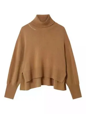 Axel Arigato High Neck Sweater With Split Hem