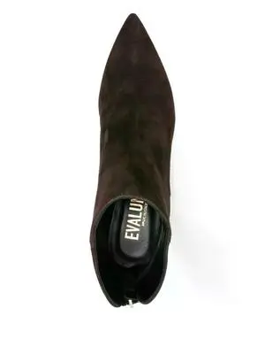 EVALUNA 60mm Pointed-toe Zip Ankle Boots